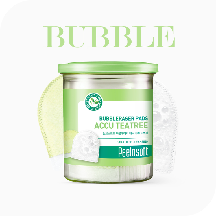 [MAKEHEAL] Peelosoft Bubbleraser Pads ACCU Teatree 20 Pads — KollecteUSA
